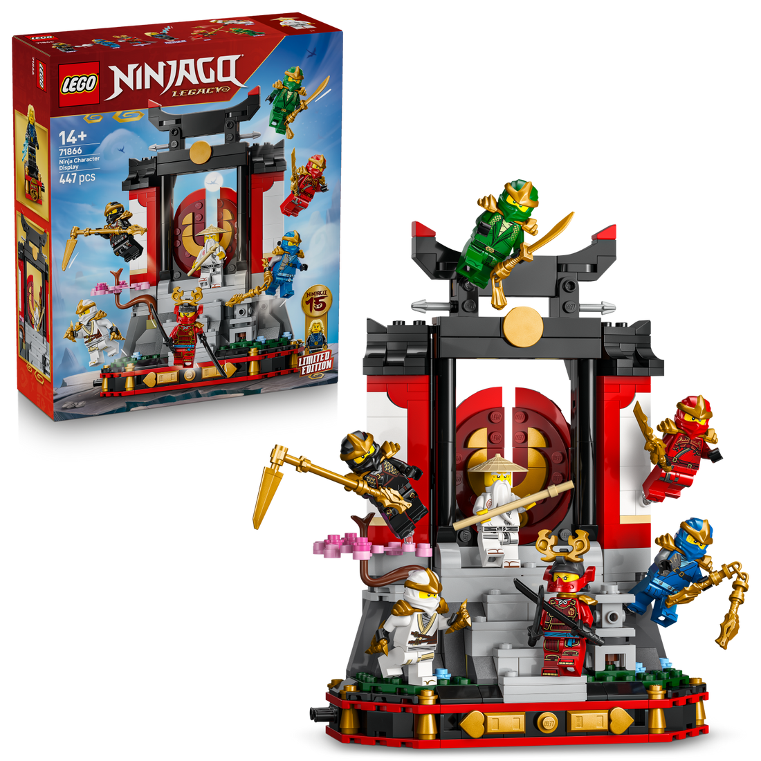 LEGO Ninjago: Ninja Character Display 15th Anniversary (71866) – Toy ...