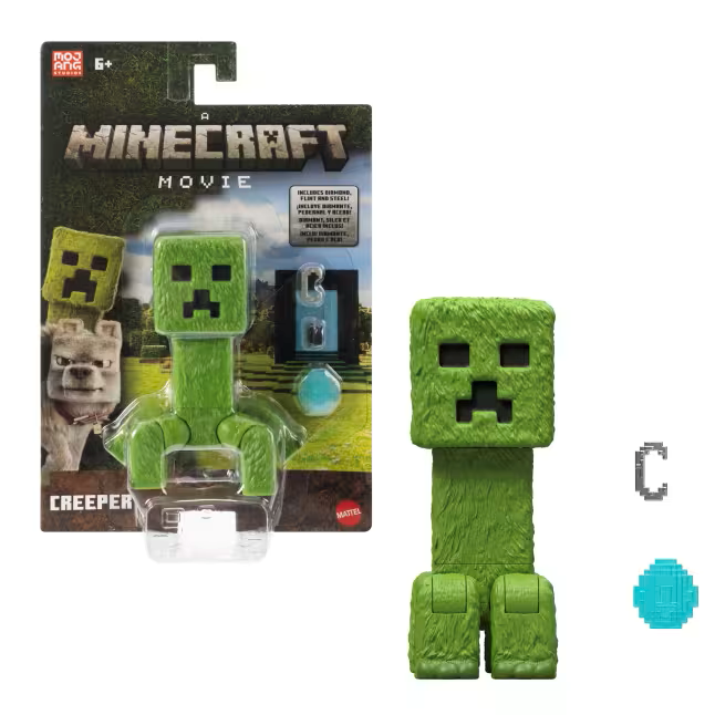 Minecraft: Creeper Action Figure & Accessories (4-Inch) – Toy Barnhaus