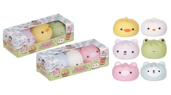 Kawaii Foodiez - Squeezy Dumplings 3-Pack (1 Random) – Toy Barnhaus