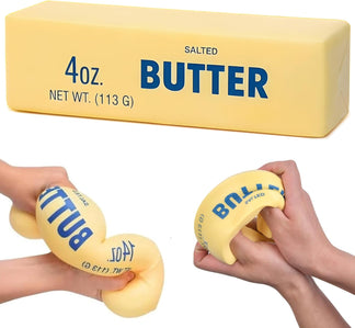 9.5 Inch Giant Butter Squishy Fidget Toy, Stress Relief Sensory Toy Fo ...