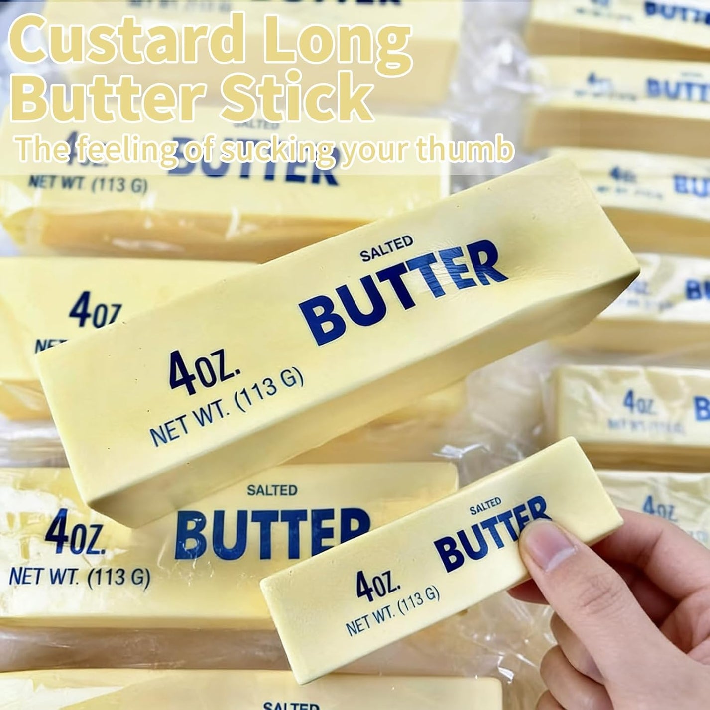 Butter Squishy, Soft Butter Squishys Stress Relief Toy, Portable Decom ...